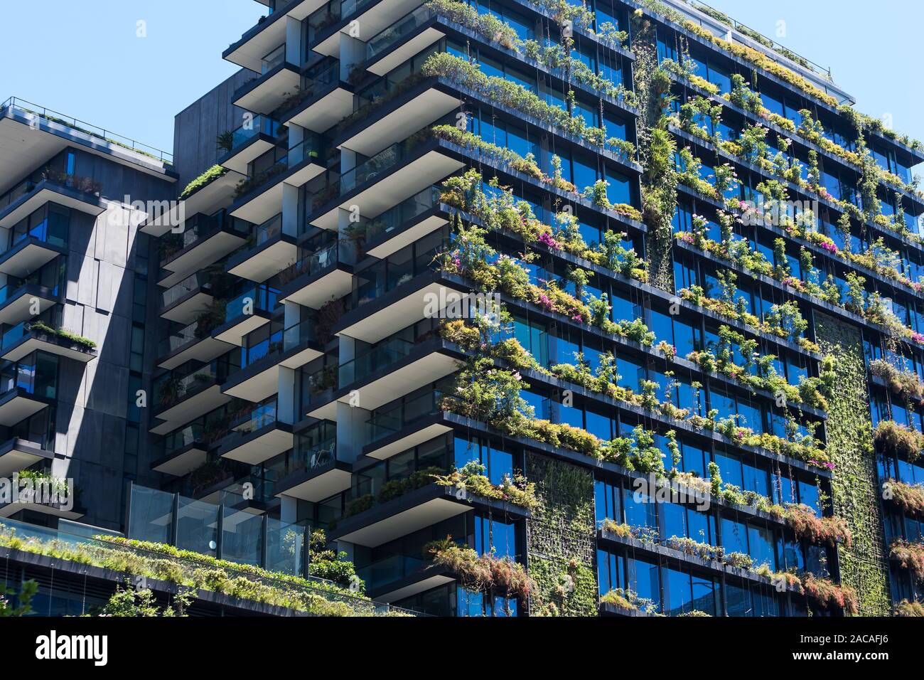 General Views showing One Central Park which is built around ...