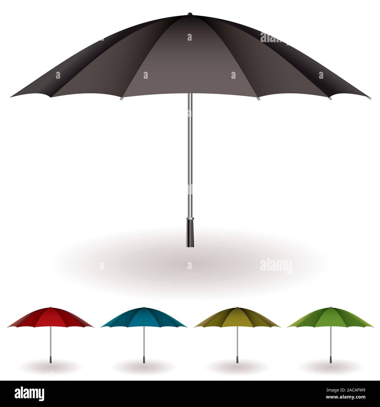 umbrella colorful collection Stock Photo - Alamy