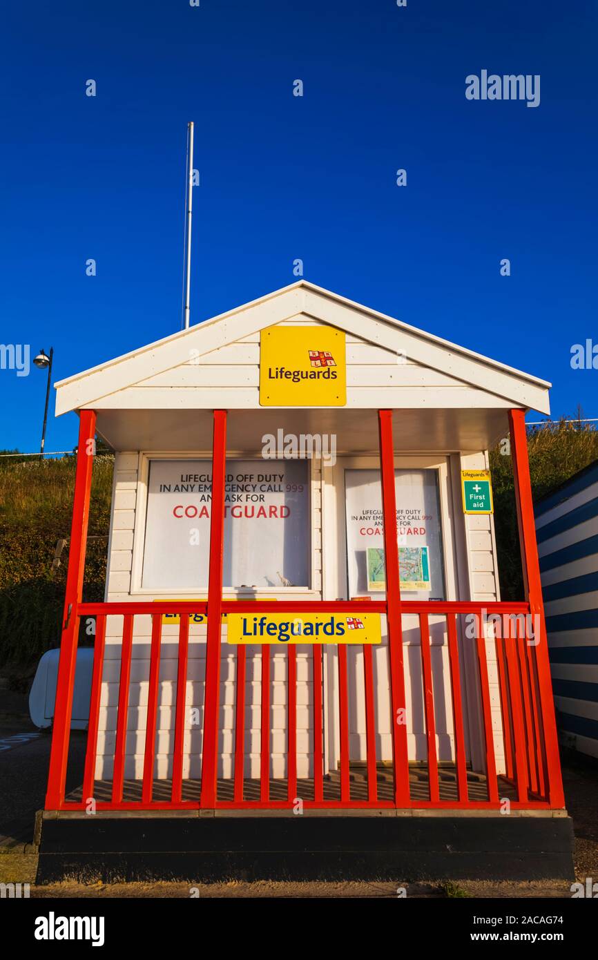 England, Suffolk, Southwold, Colourful Beach Huts Stock Photo - Alamy
