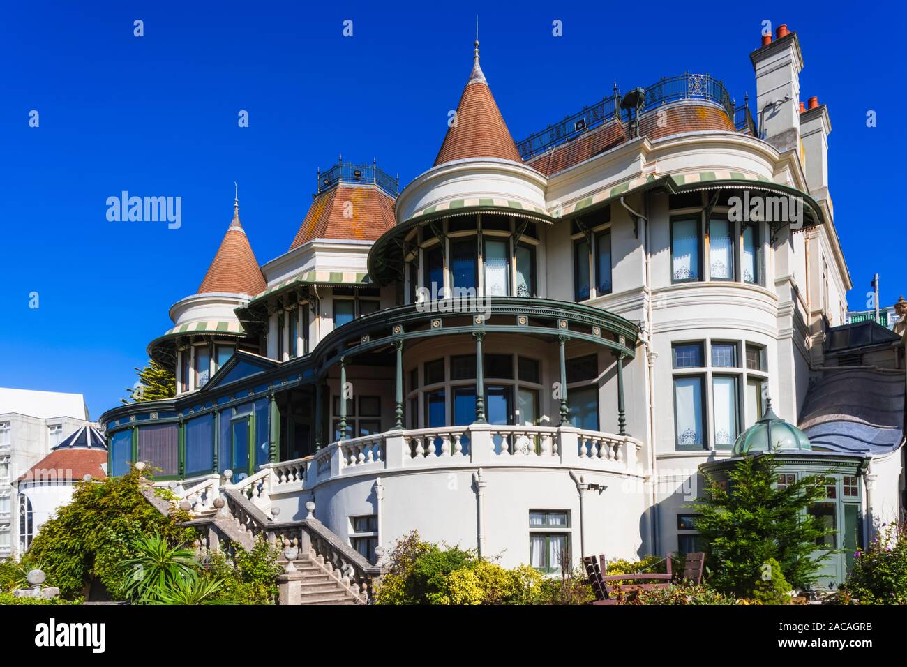 England, Dorset, Bournmouth, Russell-Cotes Art Gallery and Museum Stock ...