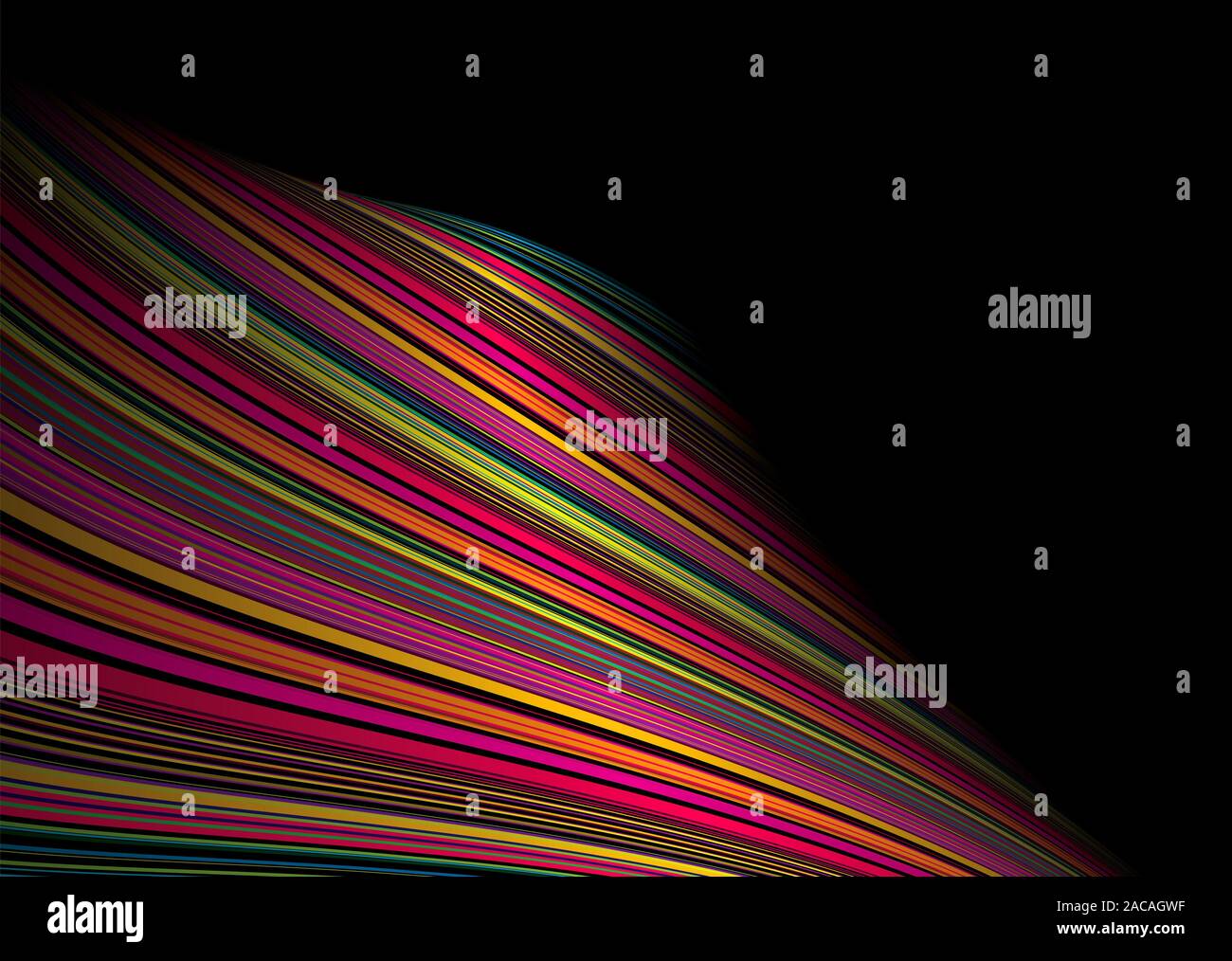 twisted rainbow wave Stock Photo - Alamy