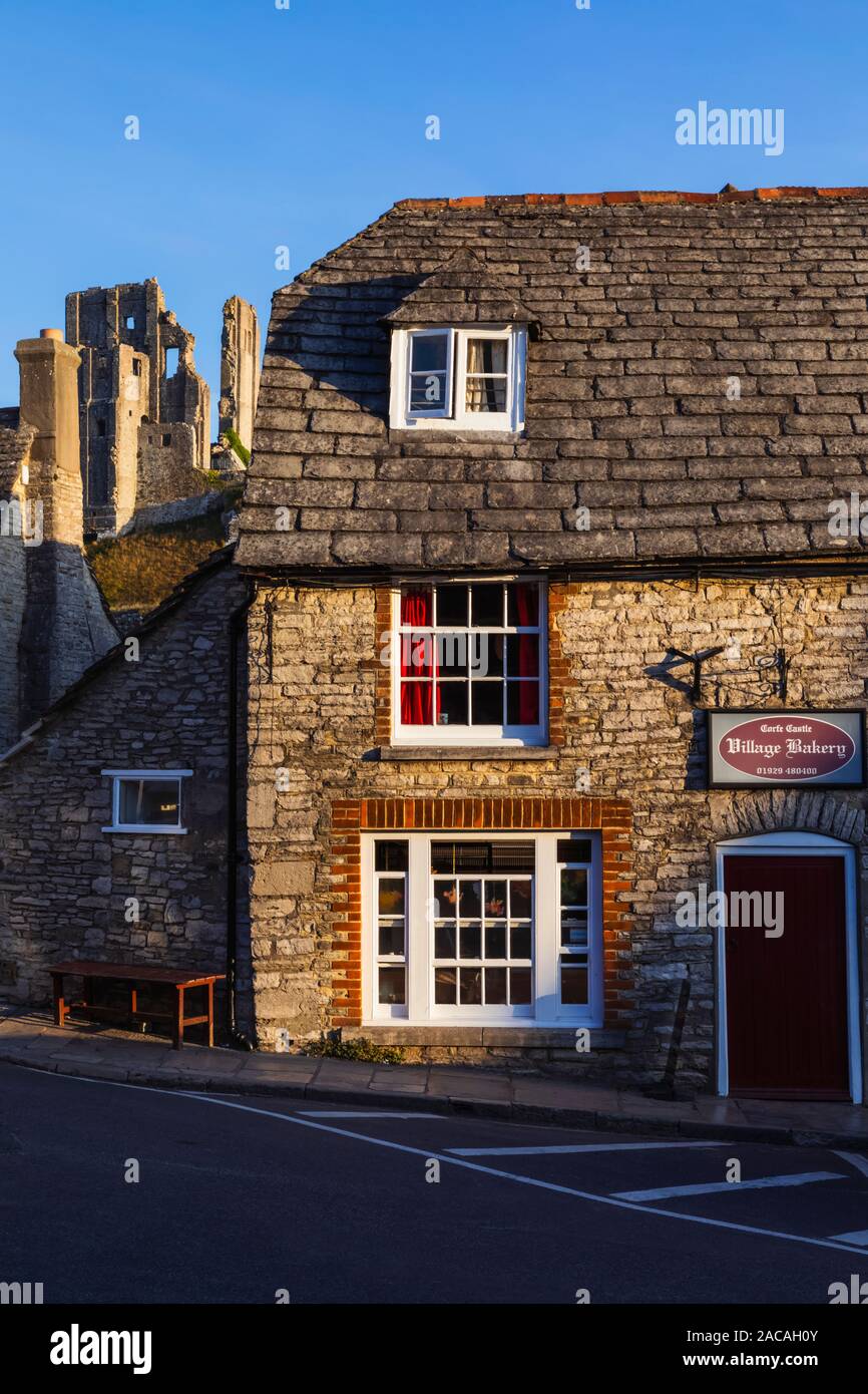 Village bakery corfe castle hi-res stock photography and images - Alamy