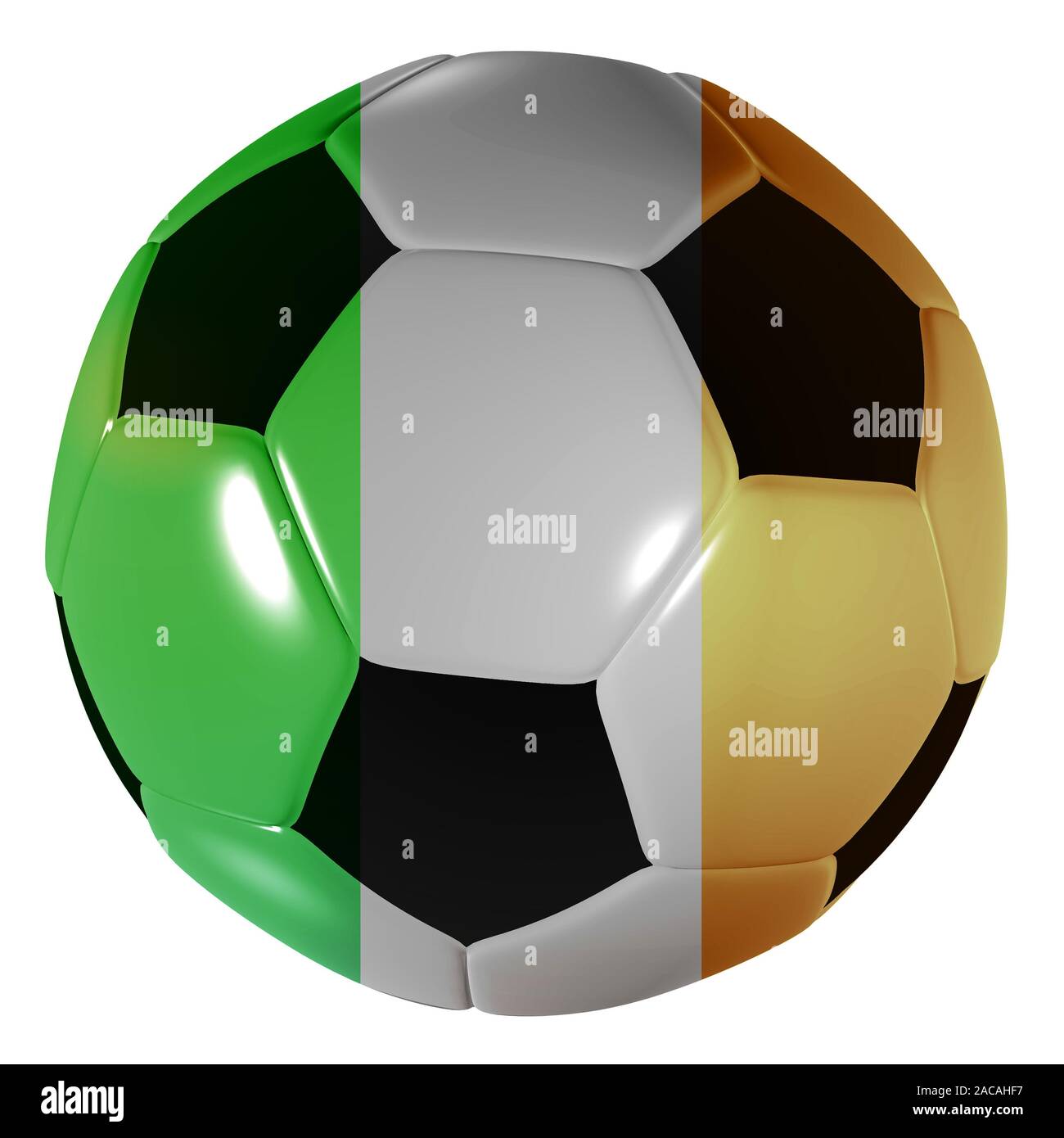 Football ireland flag hi-res stock photography and images - Alamy