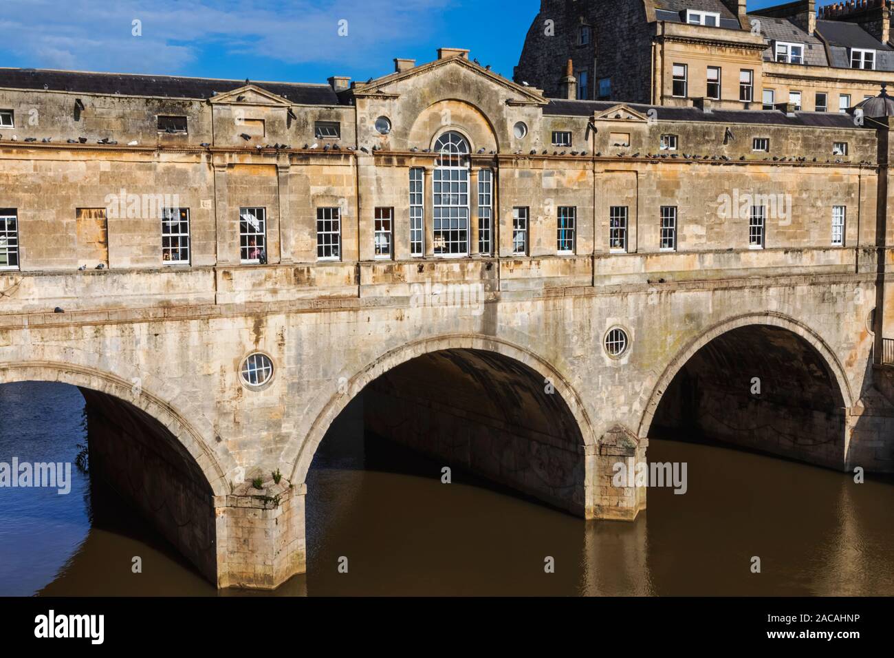England, Somerset, Bath, Pultney Bridge and River Avon Stock Photo - Alamy