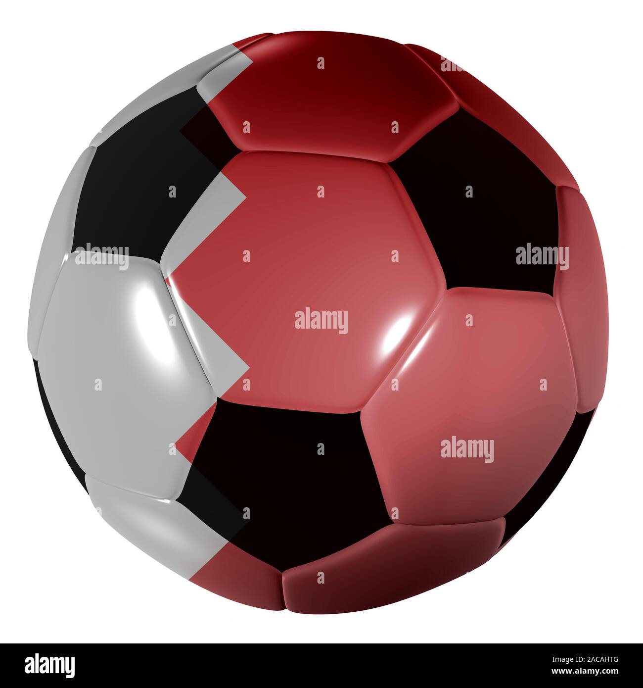 football bahrain flag Stock Photo - Alamy