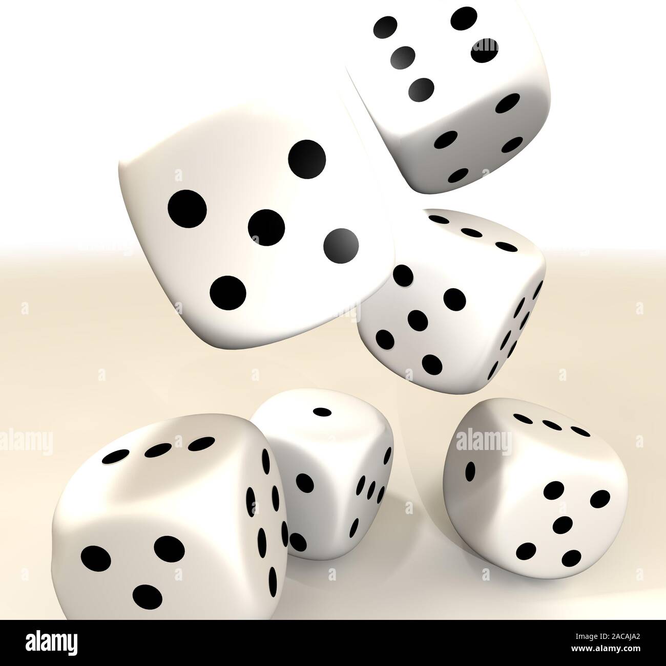 White dice hi-res stock photography and images - Alamy