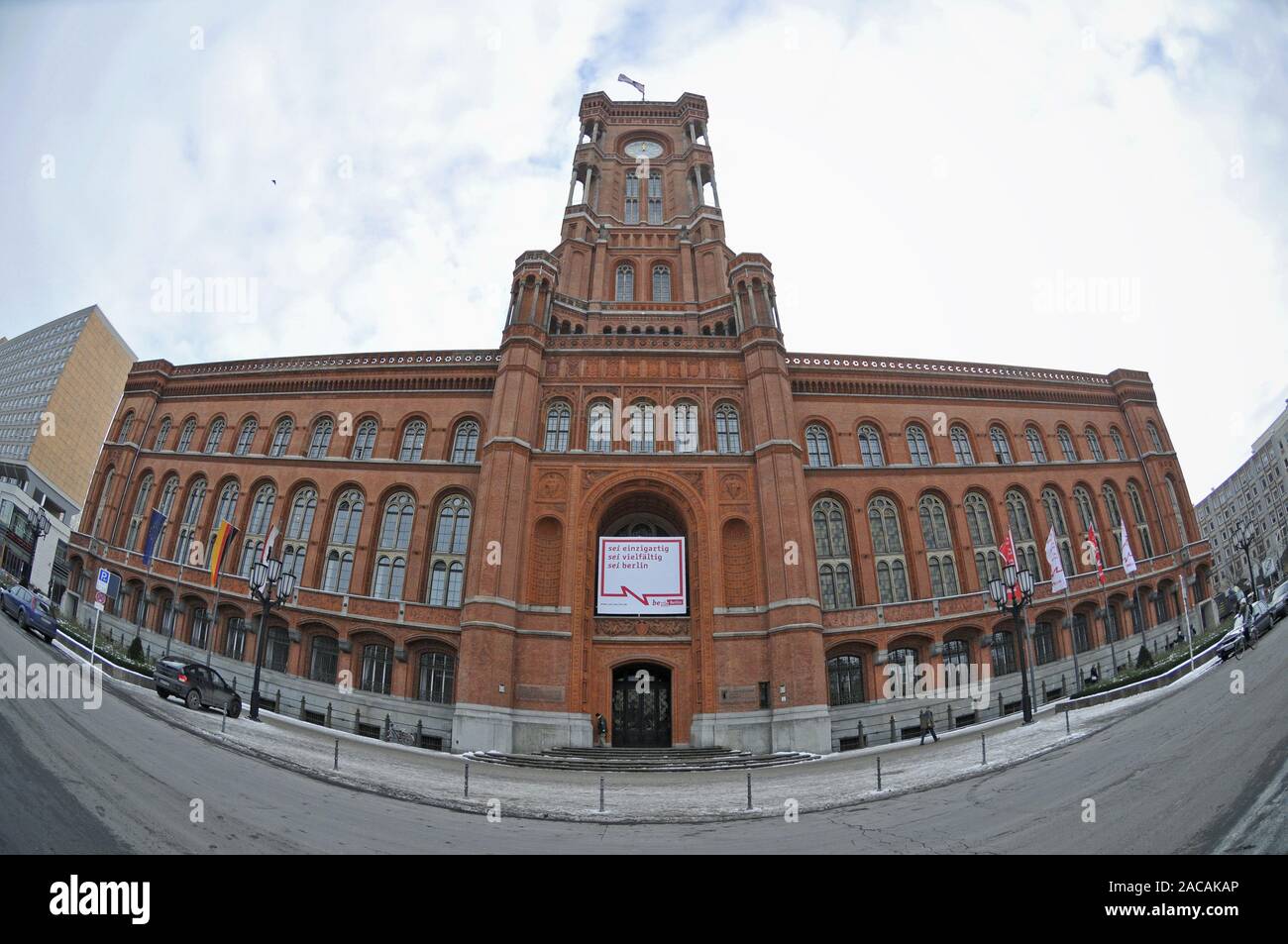 Berlin Red City Hall Stock Photo - Alamy