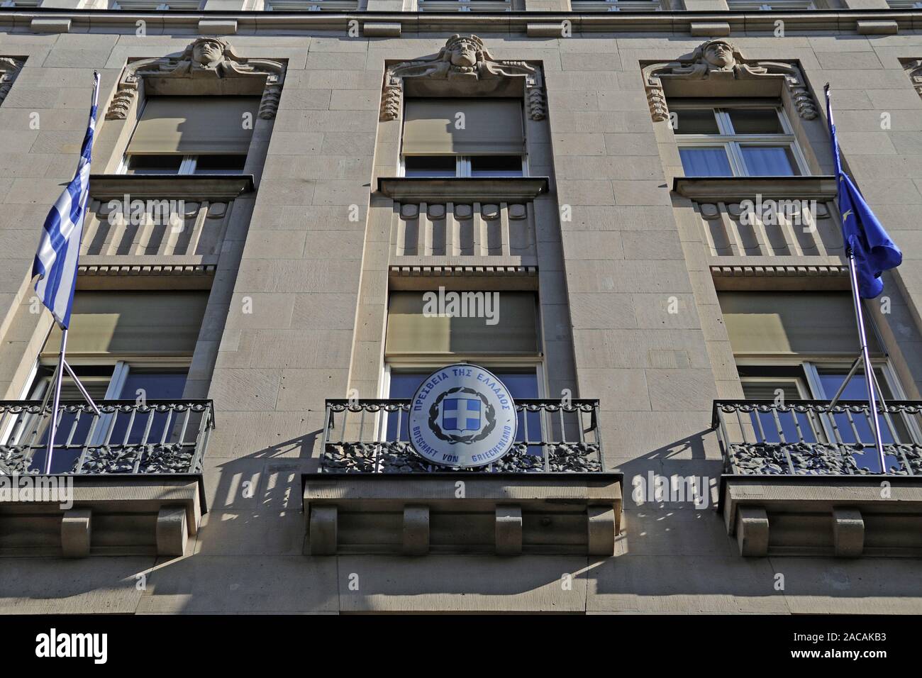 Greek Embassy in Berlin Stock Photo - Alamy