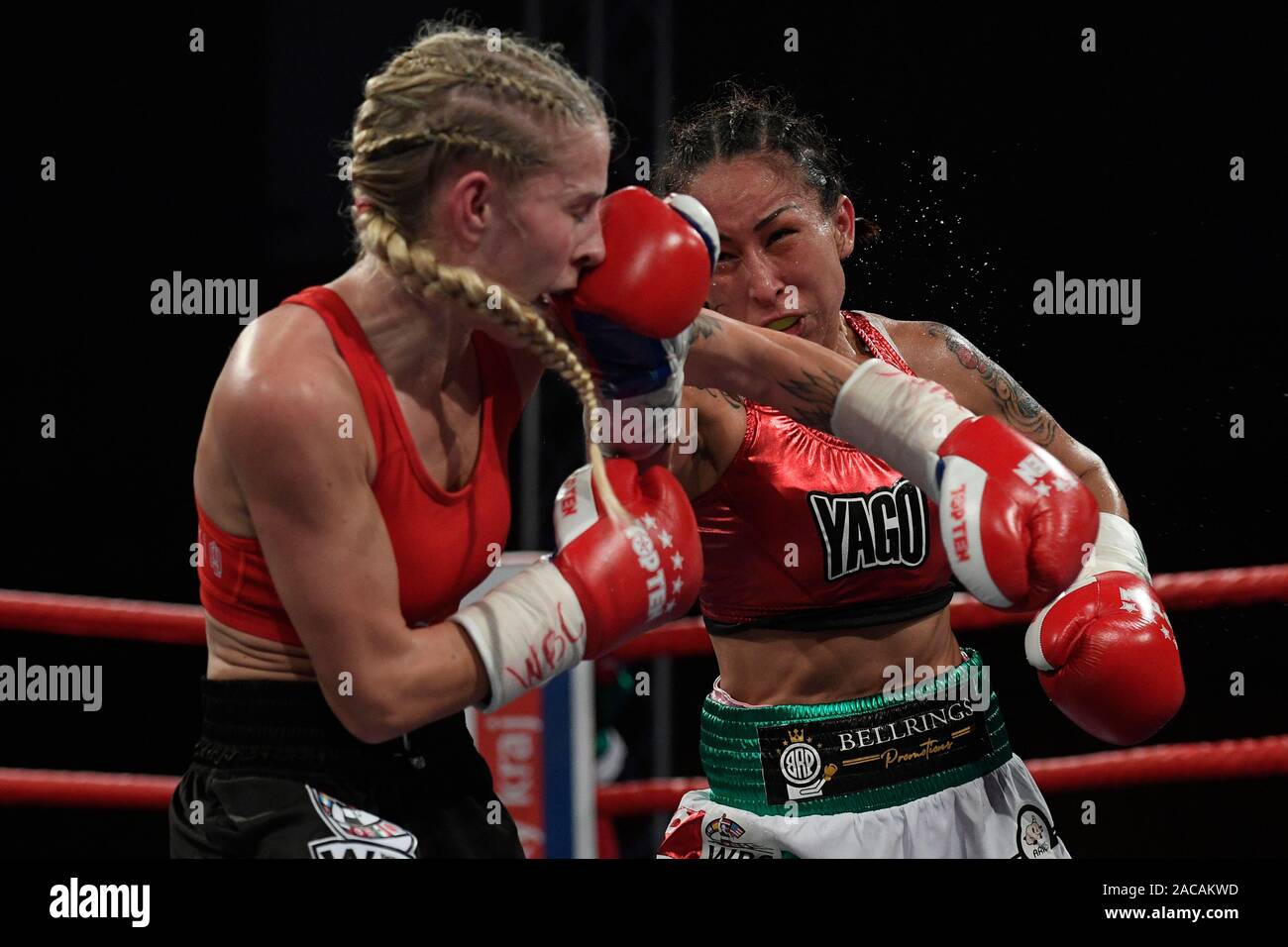 Kladno, Czech Republic. 30th Nov, 2019. Czech professional boxer ...