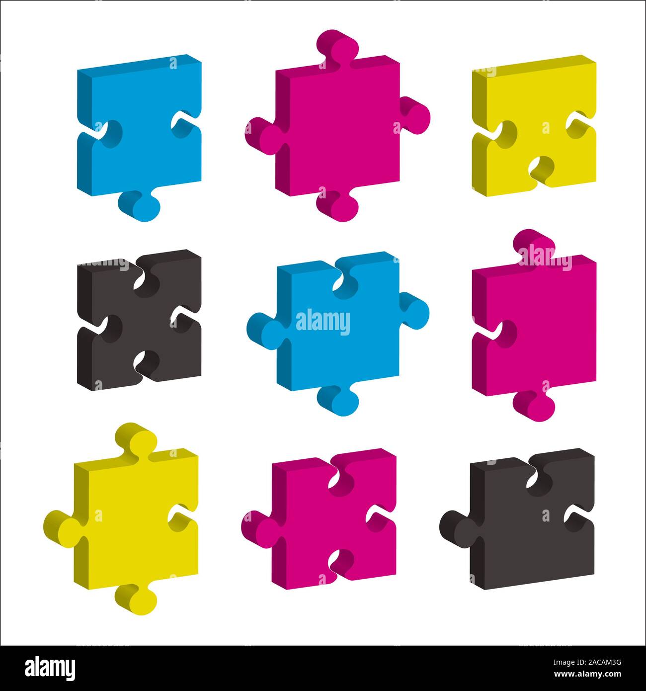 Transparent puzzle pieces hi-res stock photography and images - Alamy