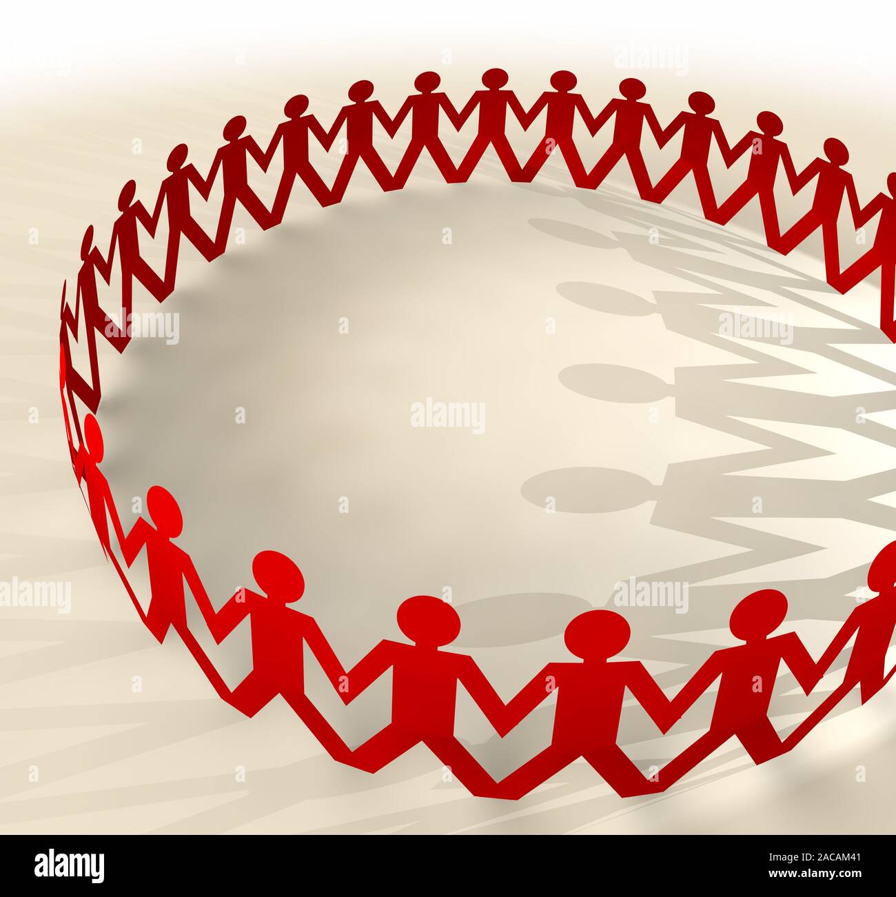 Paper chain circle hi-res stock photography and images - Alamy