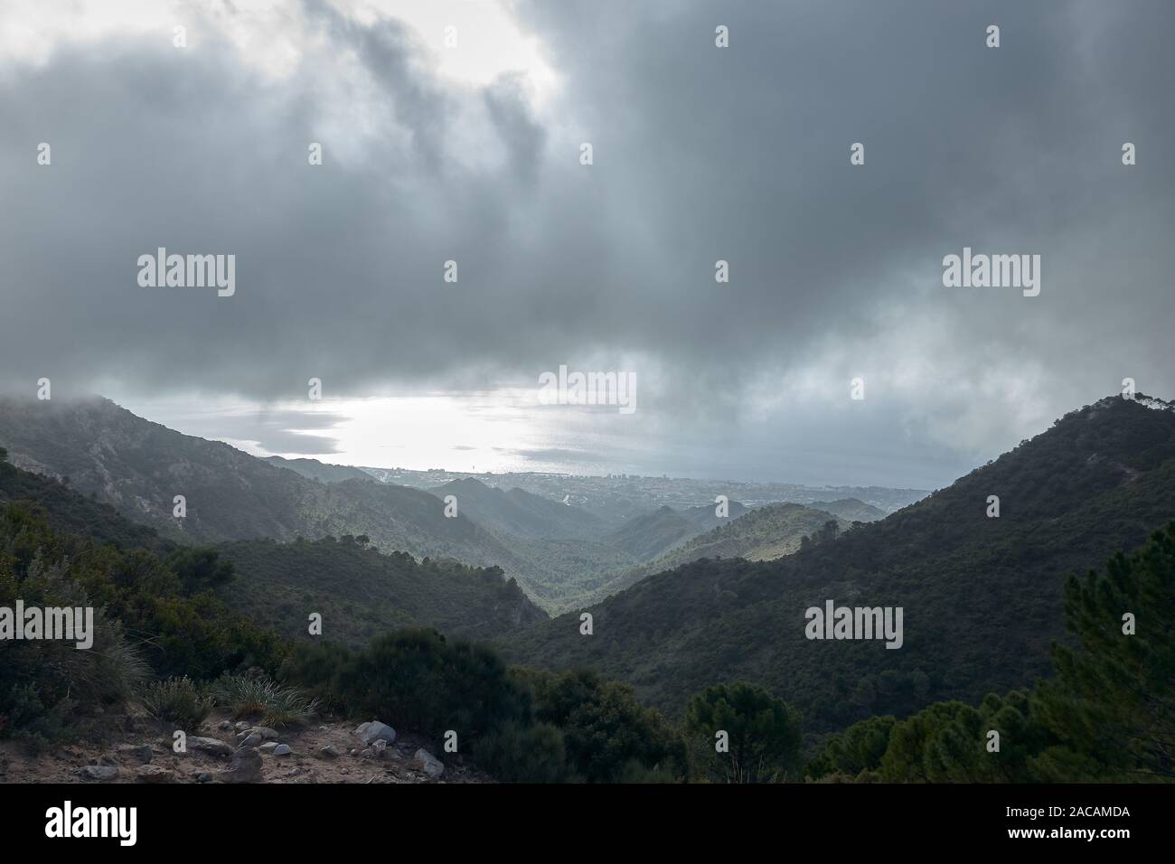 see view from mountain Stock Photo - Alamy