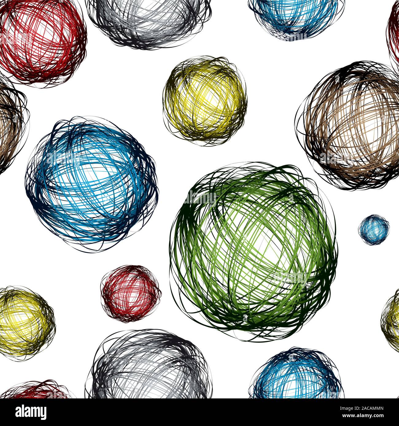 scribble ball color Stock Photo - Alamy