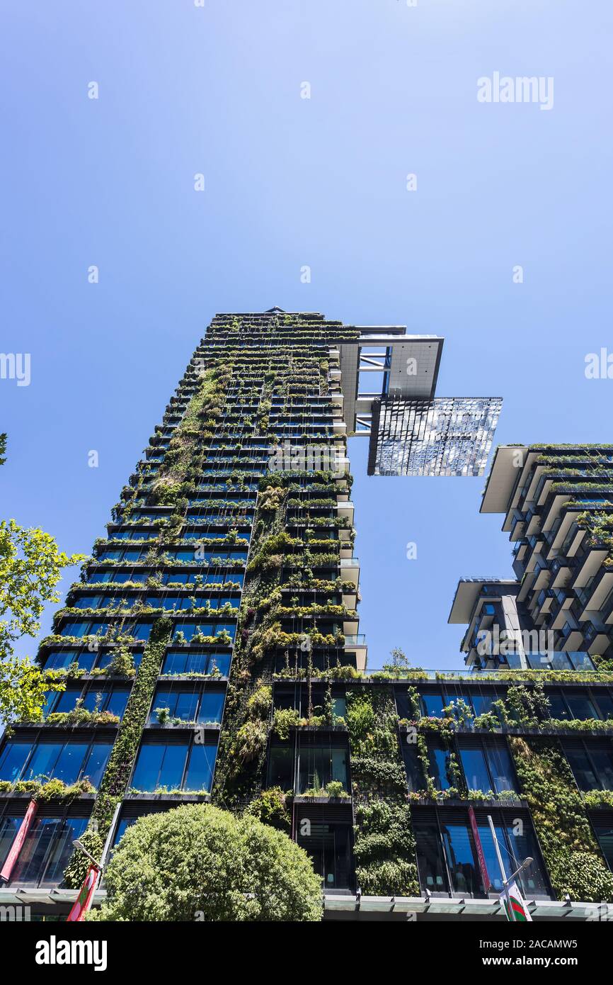 General Views showing One Central Park which is built around ...