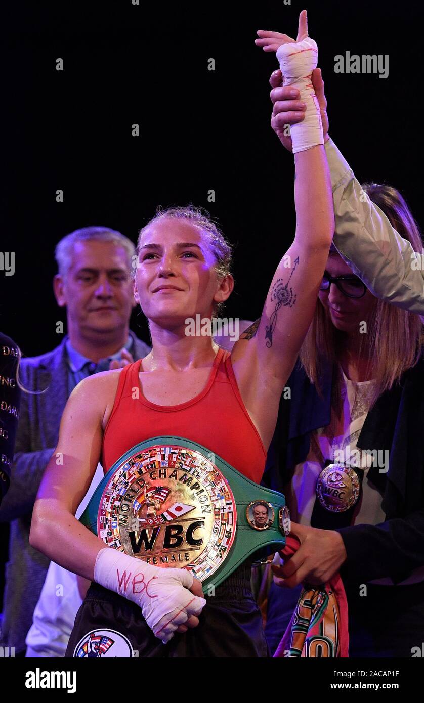 Kladno, Czech Republic. 30th Nov, 2019. Czech professional boxer ...