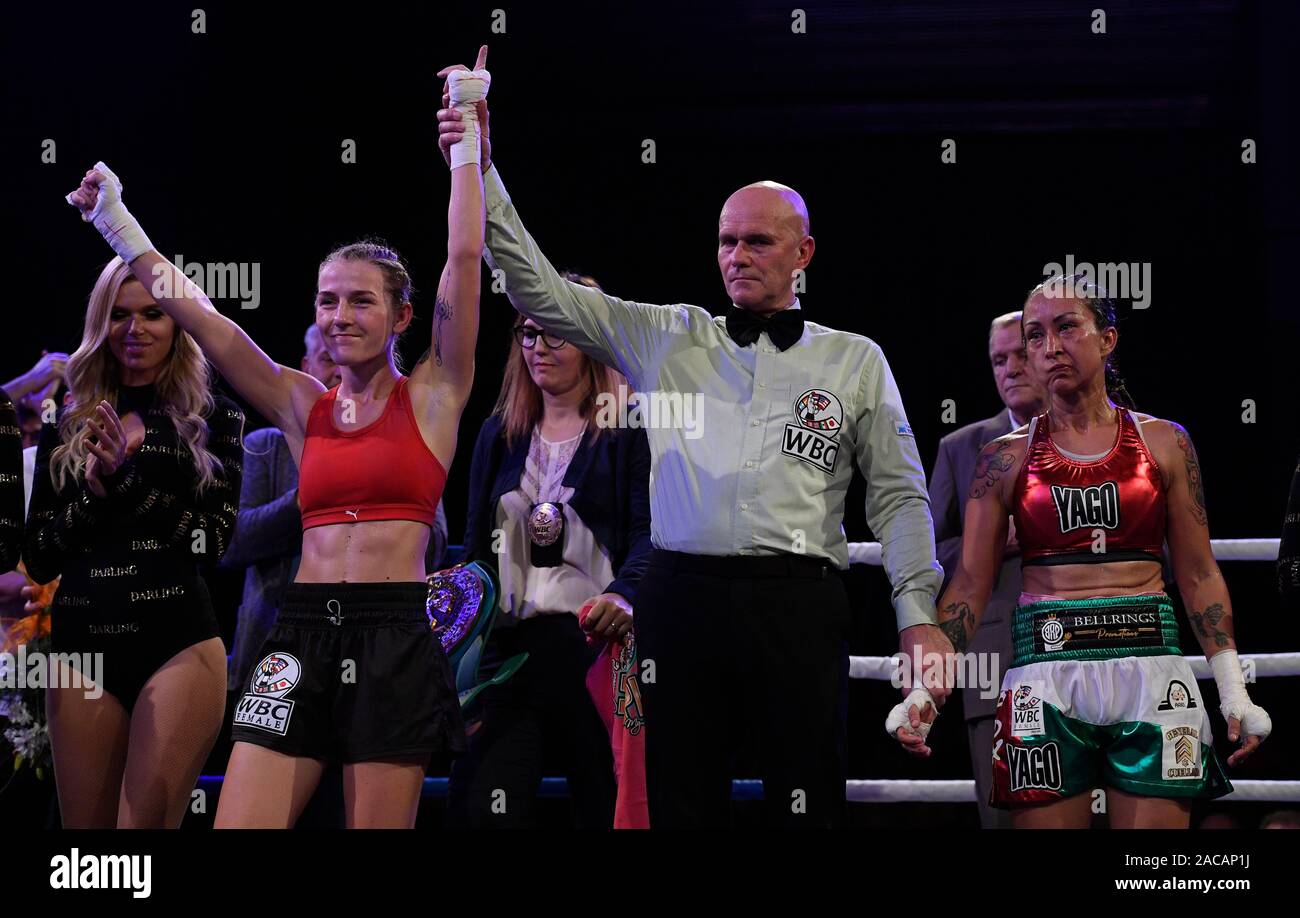 Kladno, Czech Republic. 30th Nov, 2019. Czech professional boxer ...