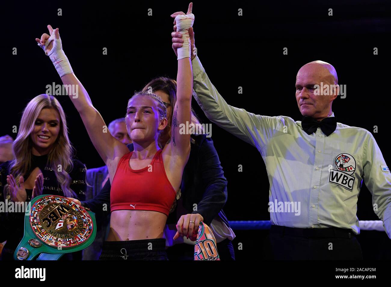 Kladno, Czech Republic. 30th Nov, 2019. Czech professional boxer ...