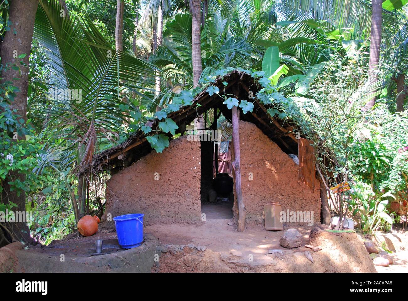 Village hut india hi-res stock photography and images - Alamy