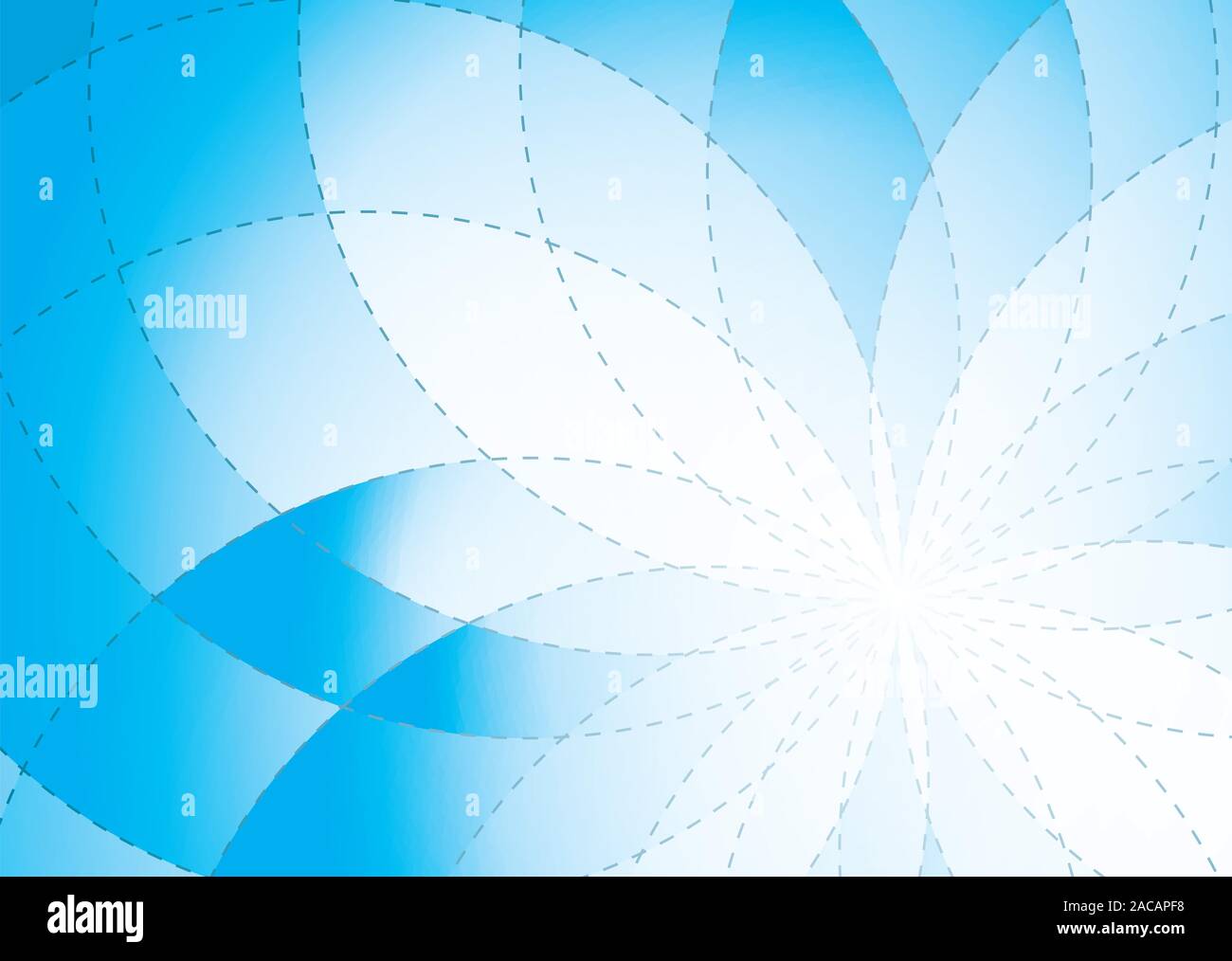 floral radiate background blue Stock Photo - Alamy