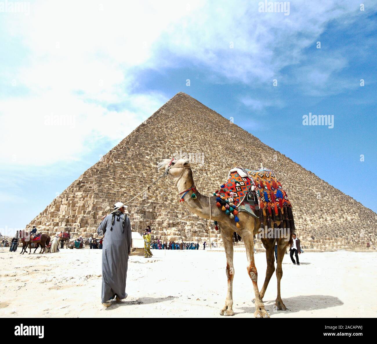 Egypt, Giza, Cheops Pyramid Stock Photo - Alamy