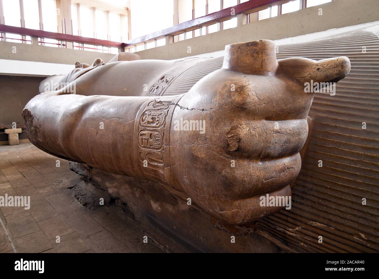 Egypt, Memphis, Statue of Ramses II Stock Photo - Alamy