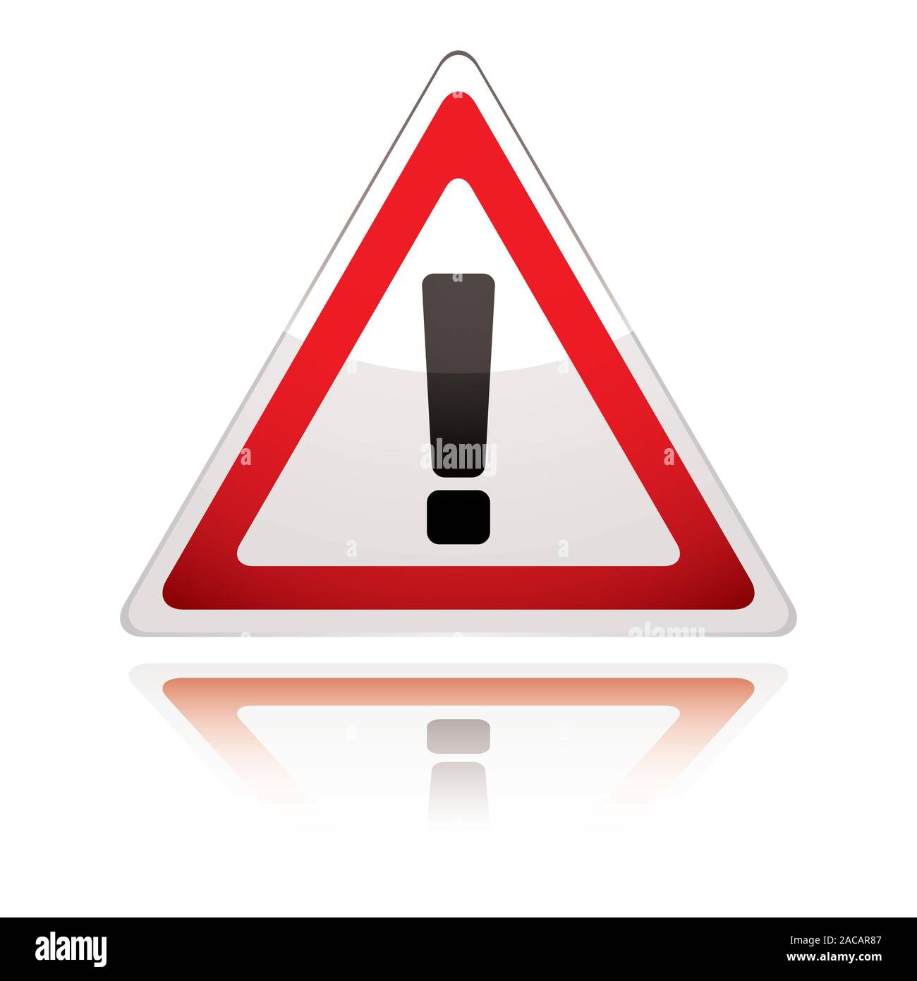 Hazard warning sign icon Cut Out Stock Images & Pictures - Alamy
