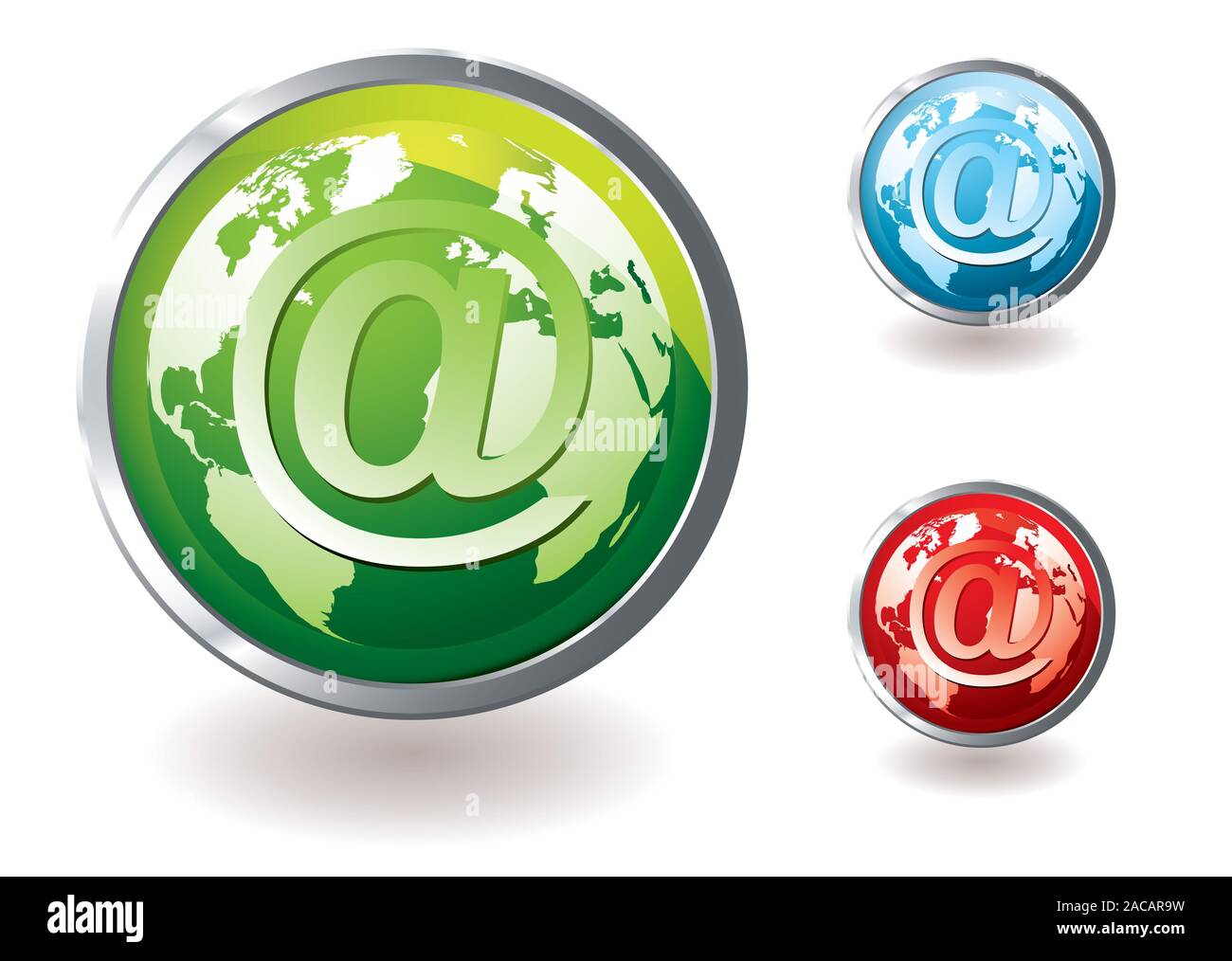 email icon world concept Stock Photo - Alamy