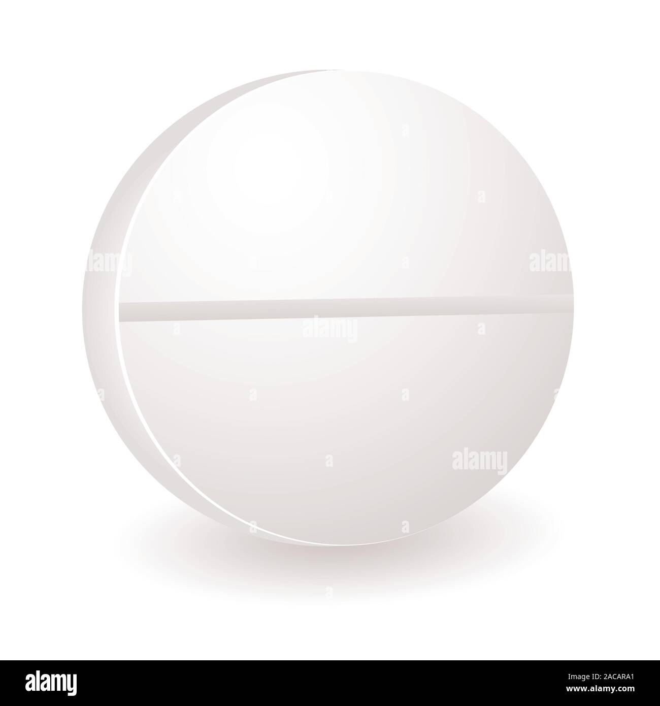 round pill illustration Stock Photo - Alamy