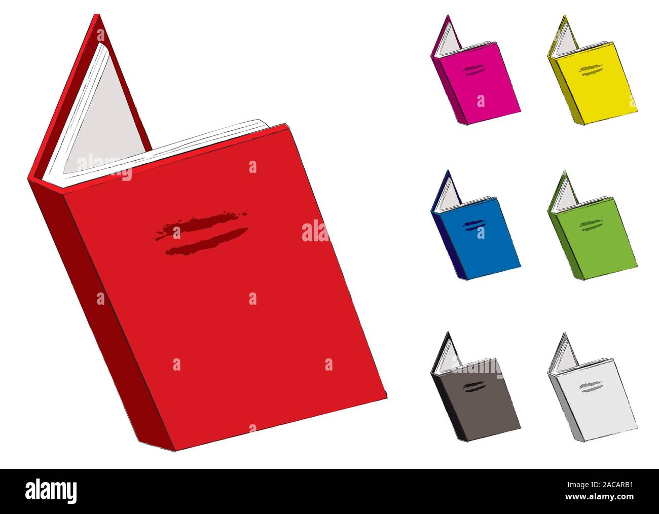 Cartoon book hi-res stock photography and images - Alamy