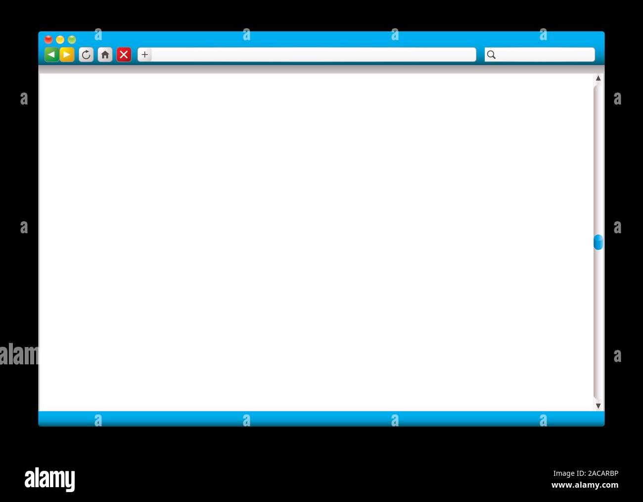 internet web browser blue slider Stock Photo - Alamy