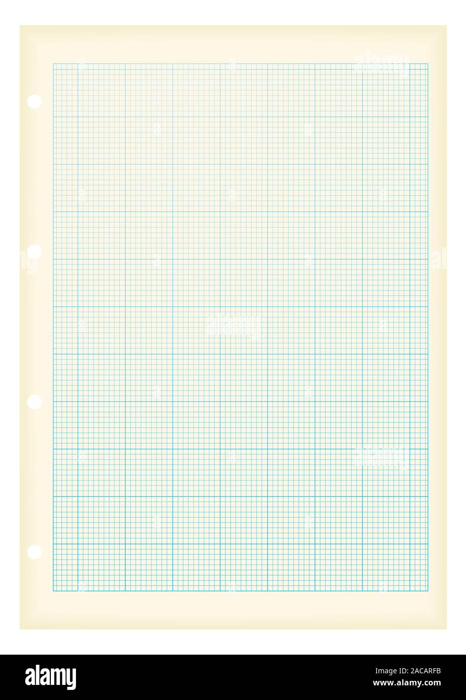 grunge a4 graph paper blue Stock Photo - Alamy