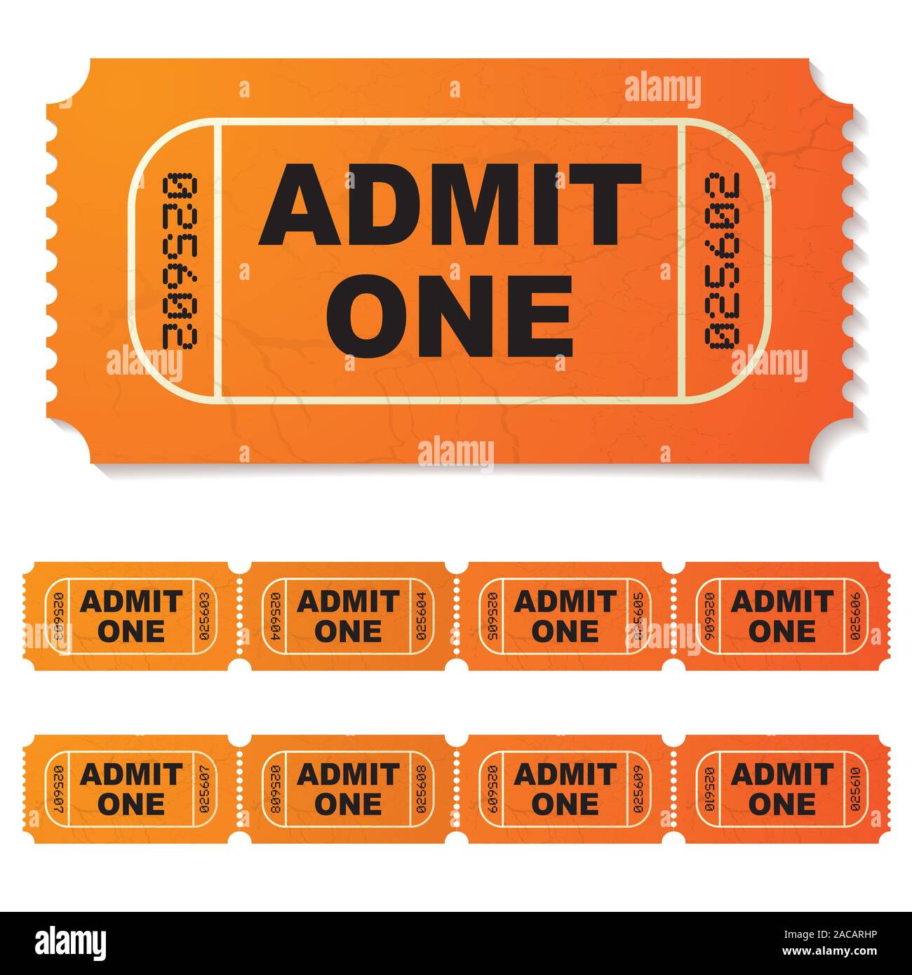 Admit one ticket hi-res stock photography and images - Alamy