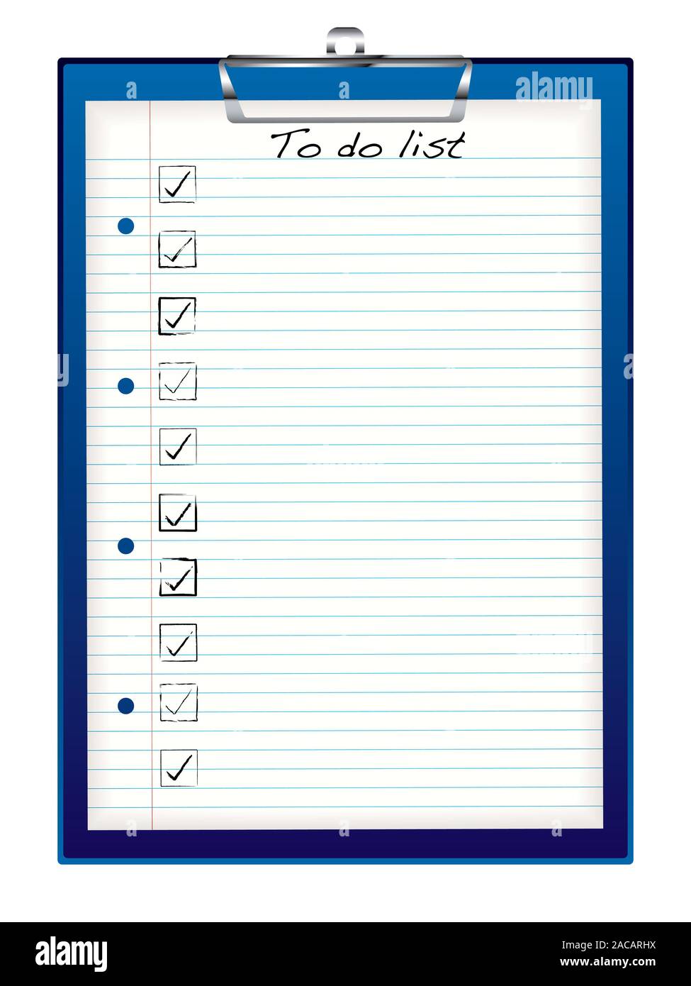 Clip board illustration Cut Out Stock Images & Pictures - Alamy