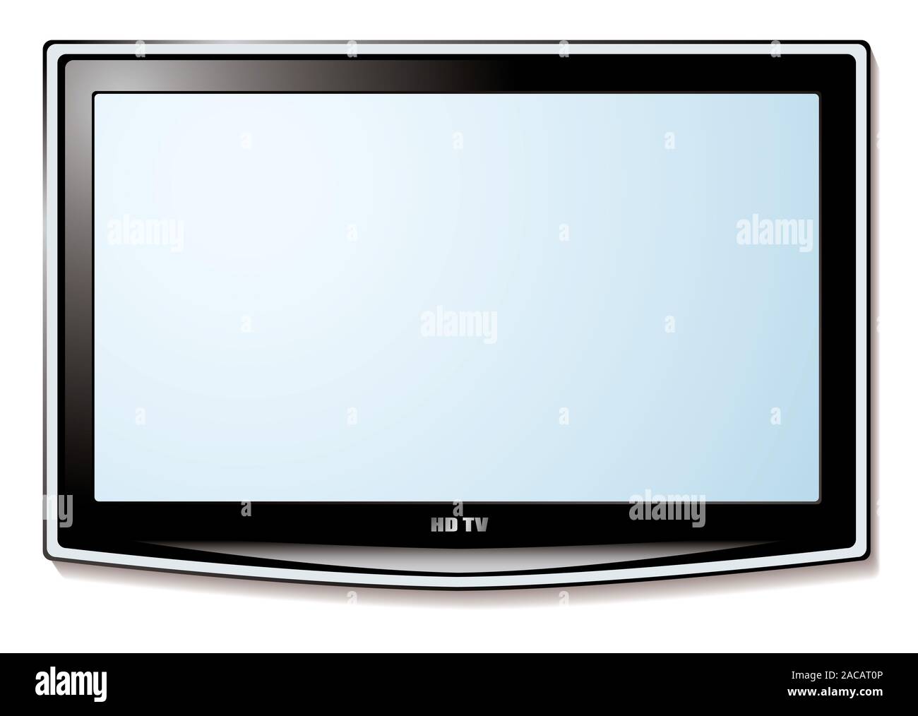 LCD tv white screen Stock Photo - Alamy