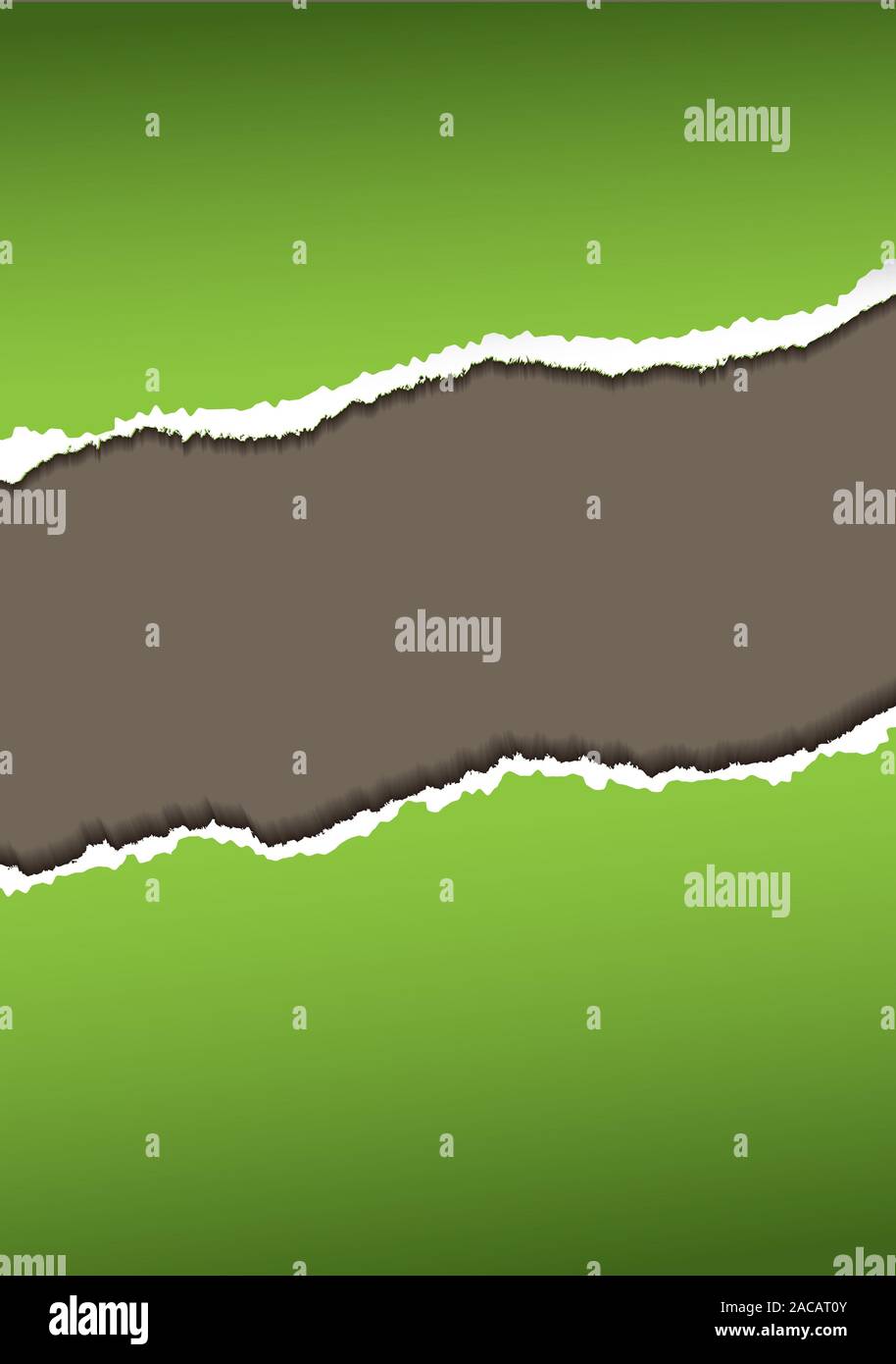 green paper tear Stock Photo - Alamy