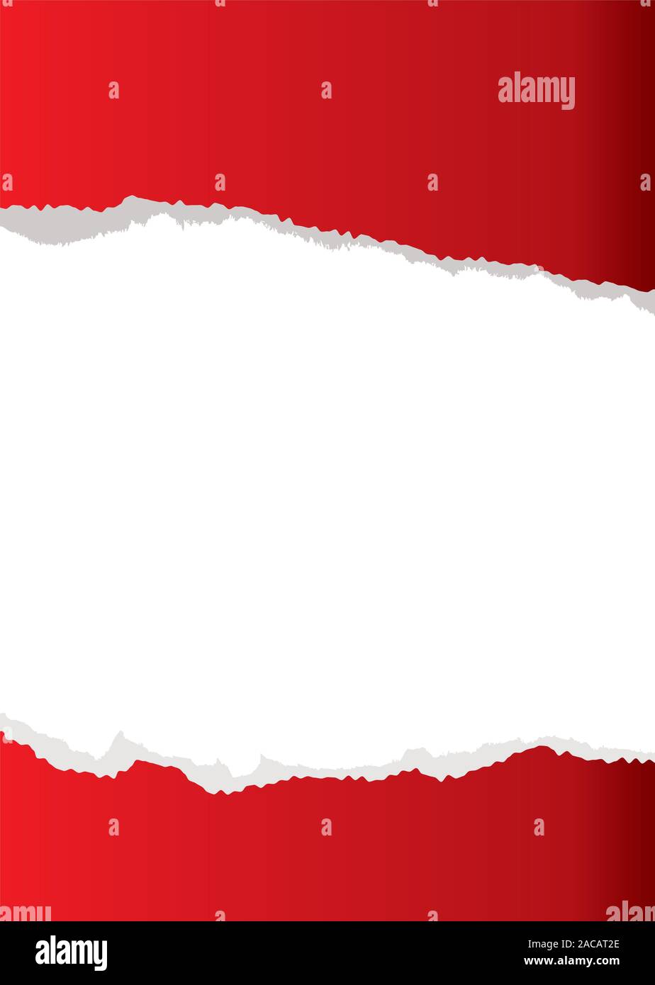 red paper tear background Stock Photo - Alamy