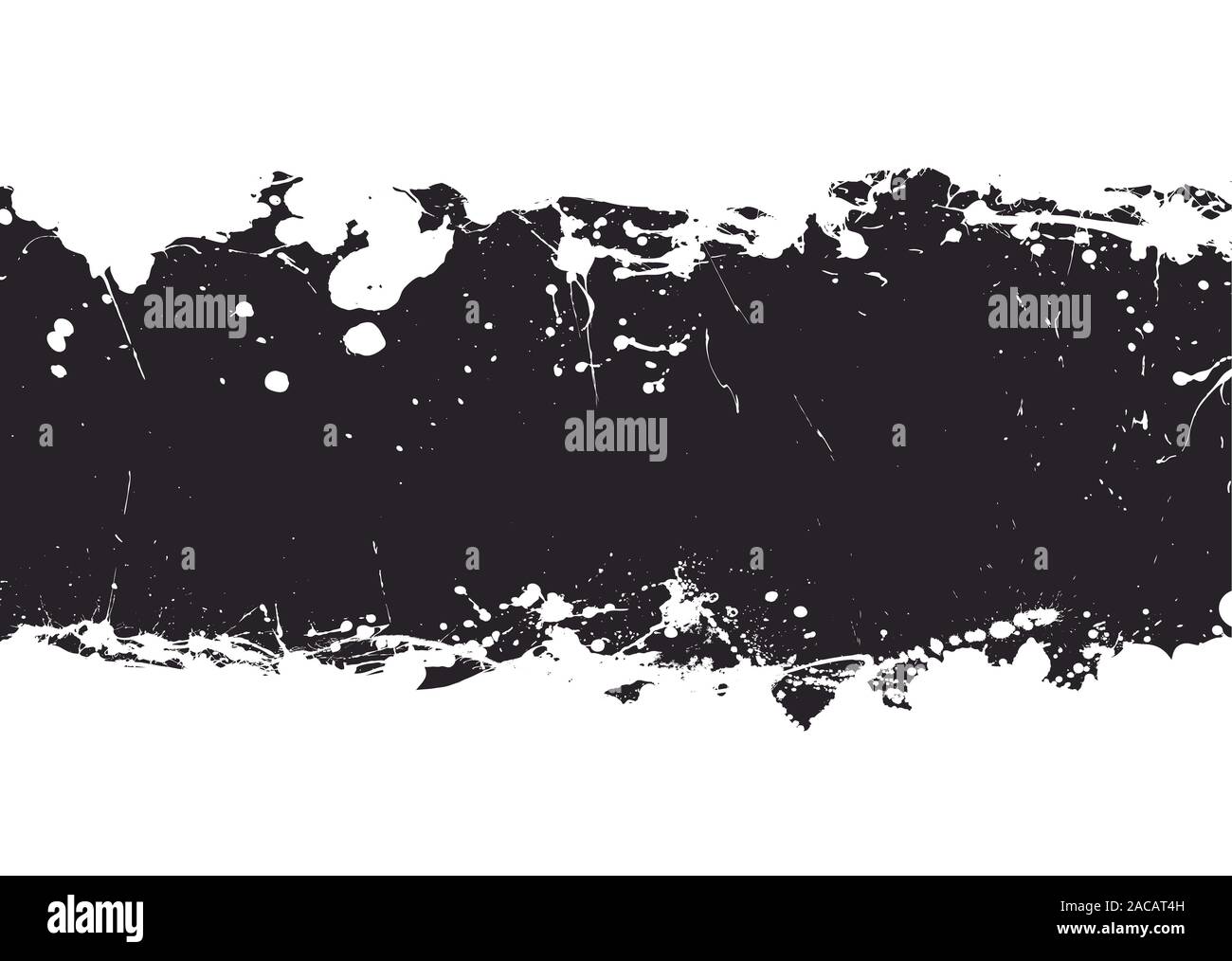 black ink splat banner Stock Photo - Alamy