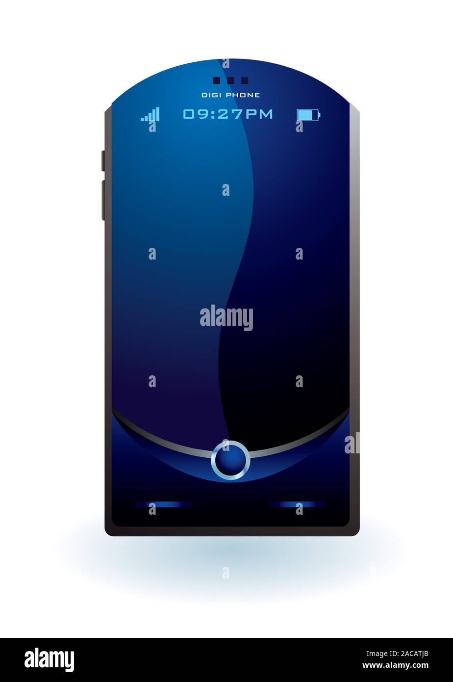 mobile phone illustration Stock Photo - Alamy