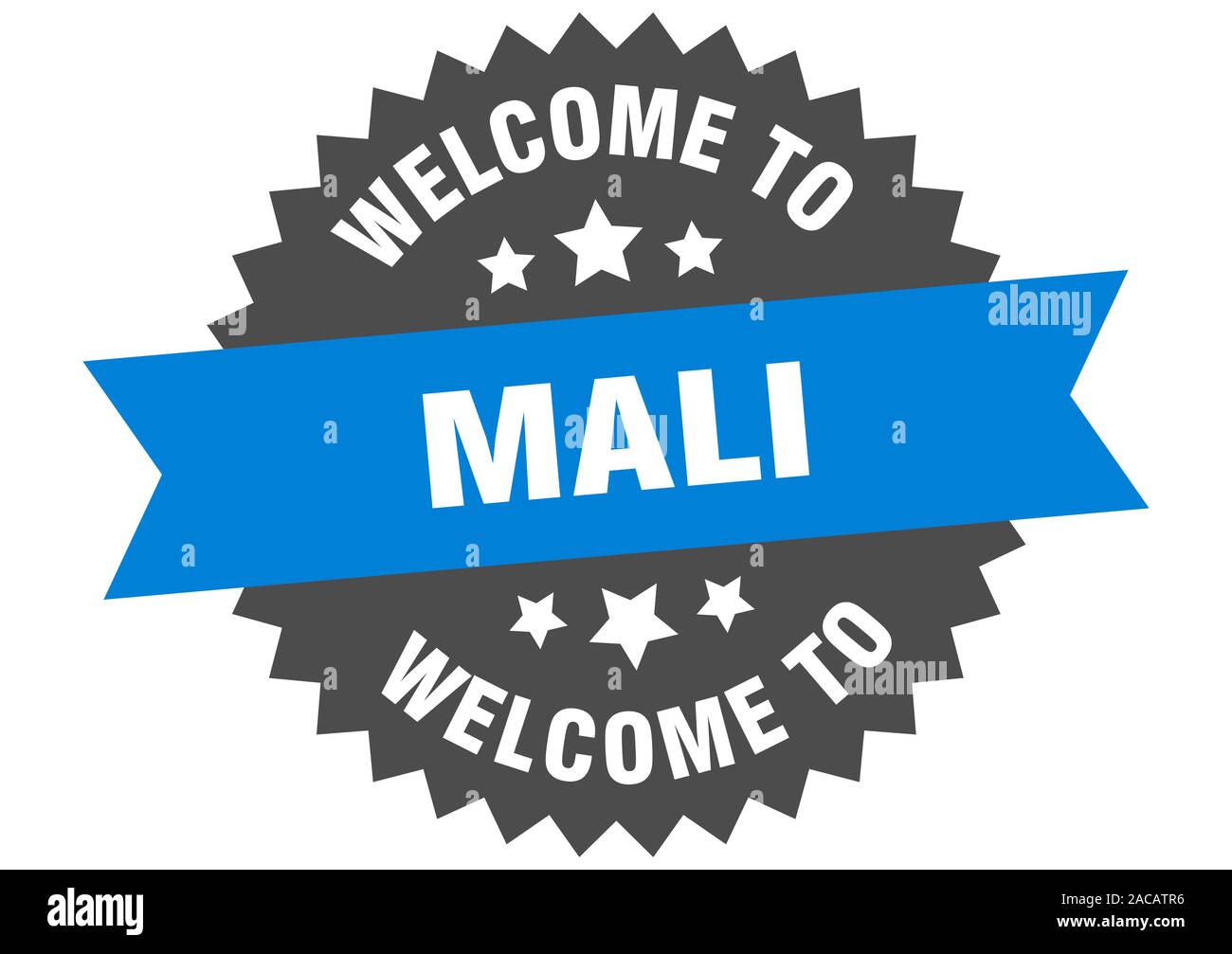 Mali sign. welcome to Mali blue sticker Stock Vector Image & Art - Alamy