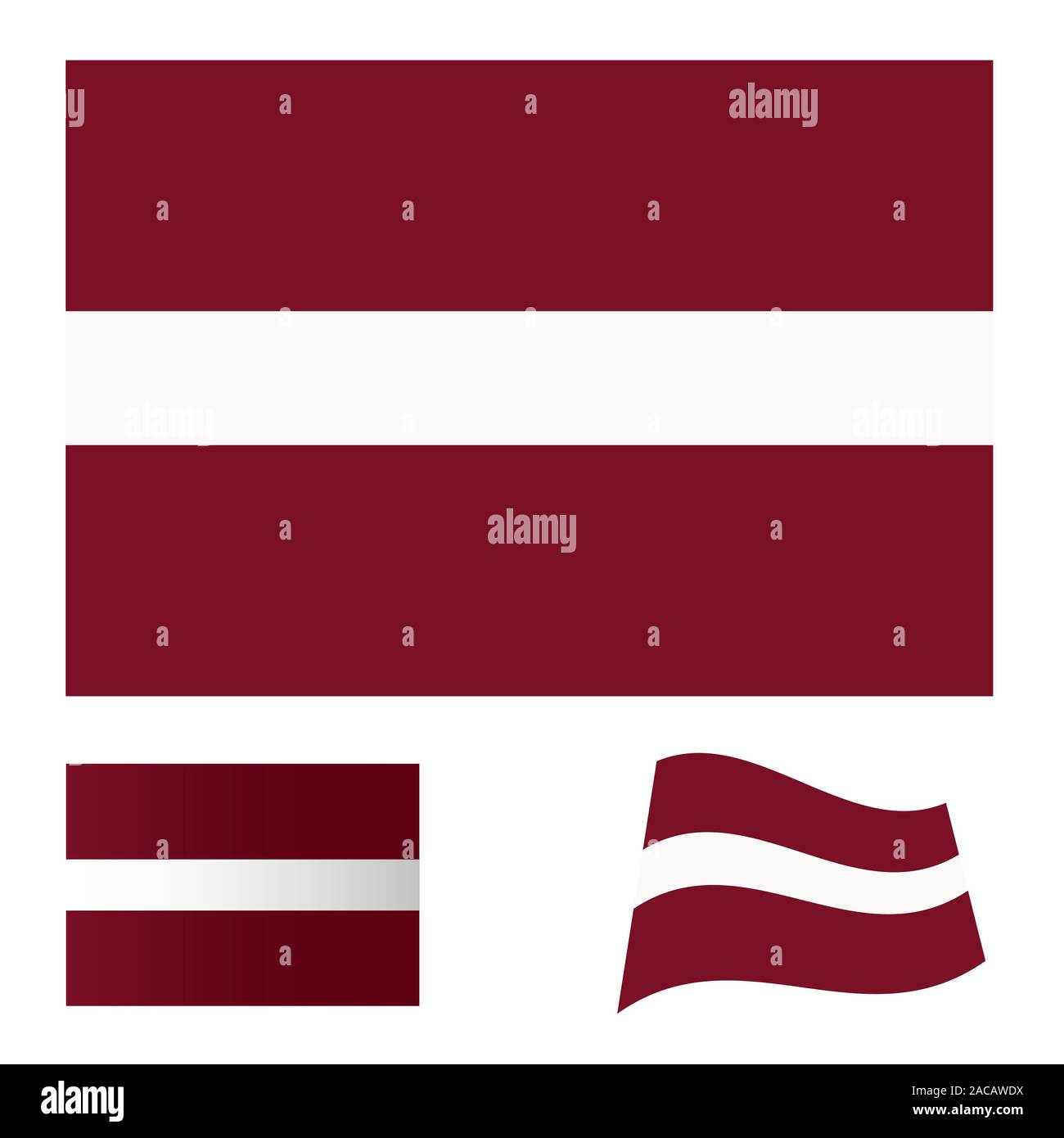 Maroon and white flag hi-res stock photography and images - Alamy