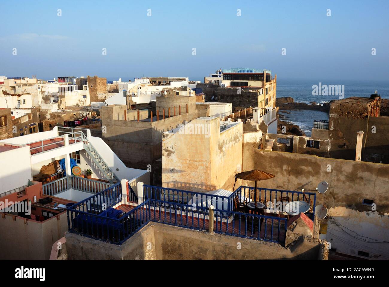 View over the rooftops of Marrakech, Morocco, North Africa Stock Photo ...