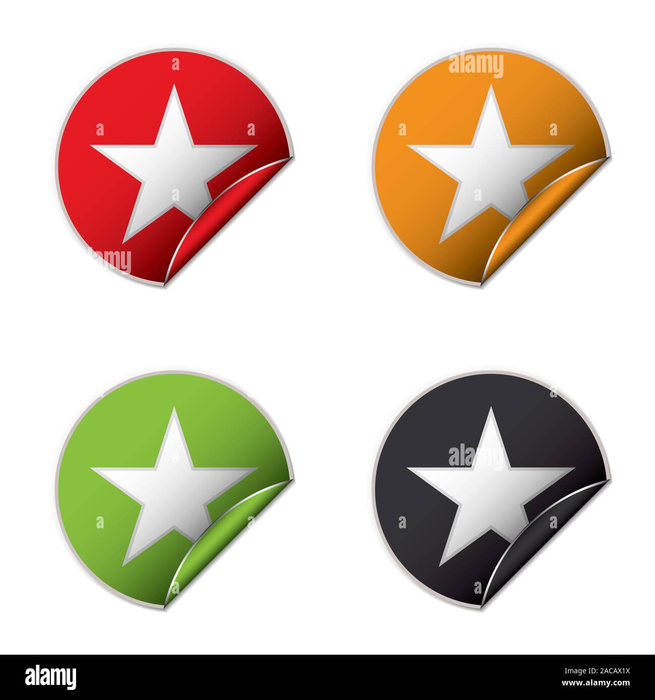 Sticker set hi-res stock photography and images - Alamy