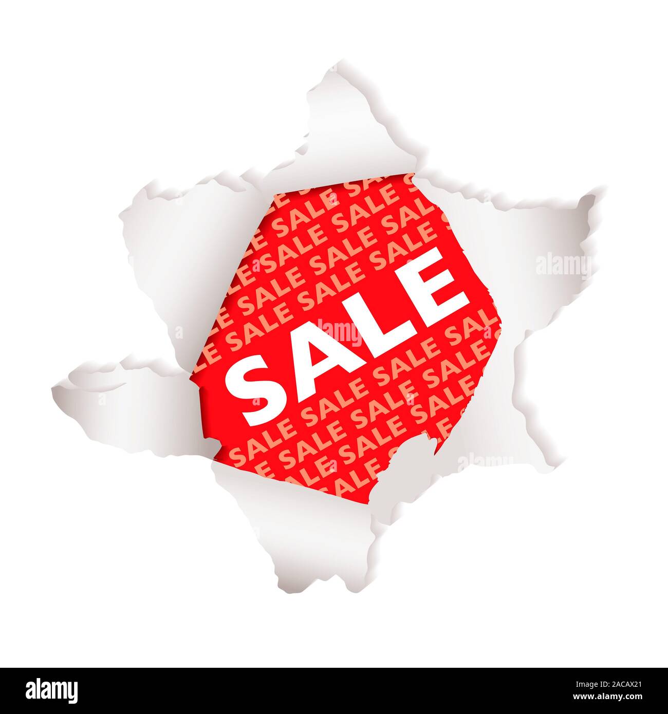 Sale paper explode Stock Photo - Alamy