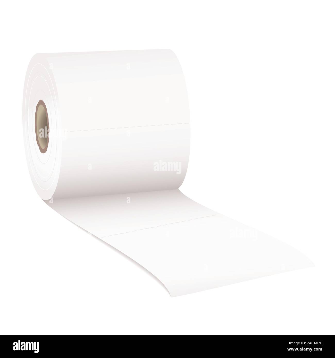 Rolled up roll recycled Cut Out Stock Images & Pictures - Alamy