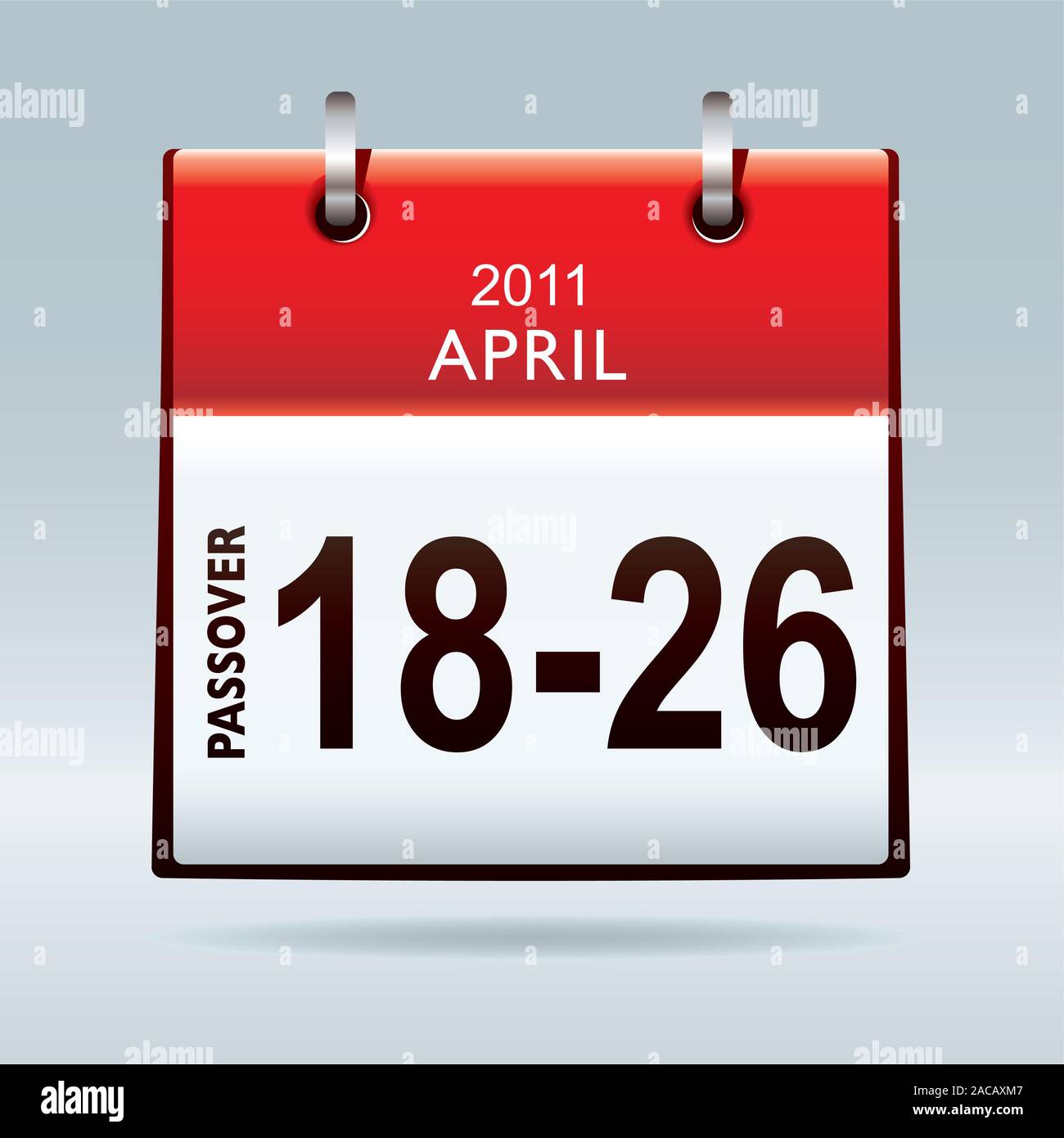 Passover calendar 2011 Stock Photo - Alamy