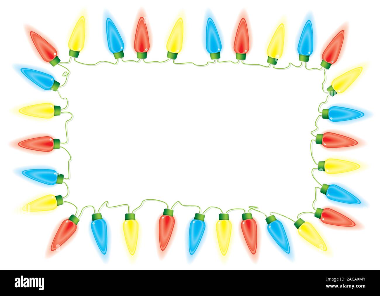 Colorful fairy lights christmas Cut Out Stock Images & Pictures - Alamy