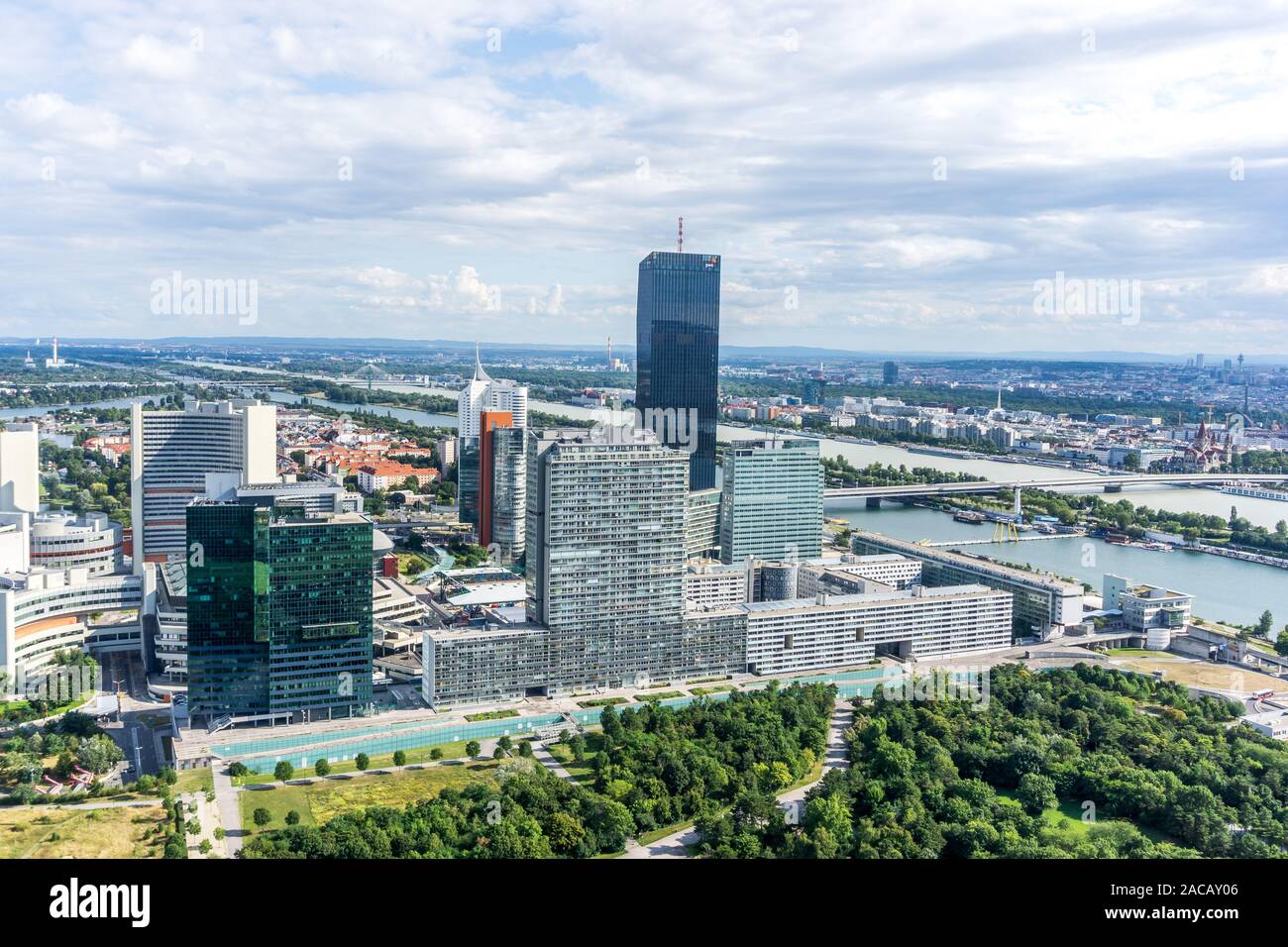 Donau tower view from hi-res stock photography and images - Alamy