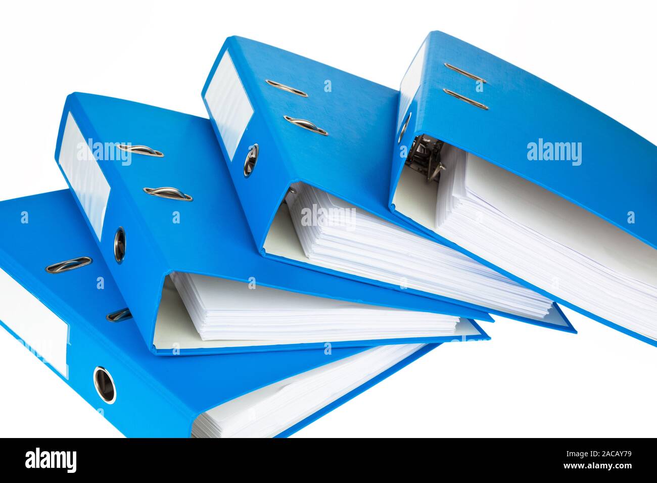 Files Folder with documents and papers Stock Photo - Alamy
