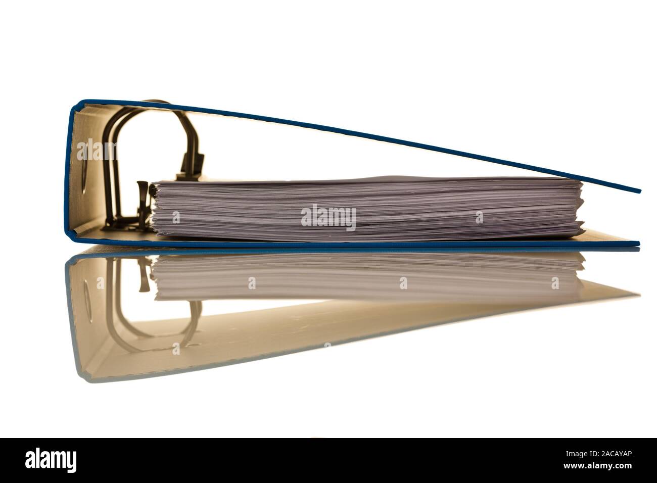 Files Folder with documents and papers Stock Photo - Alamy