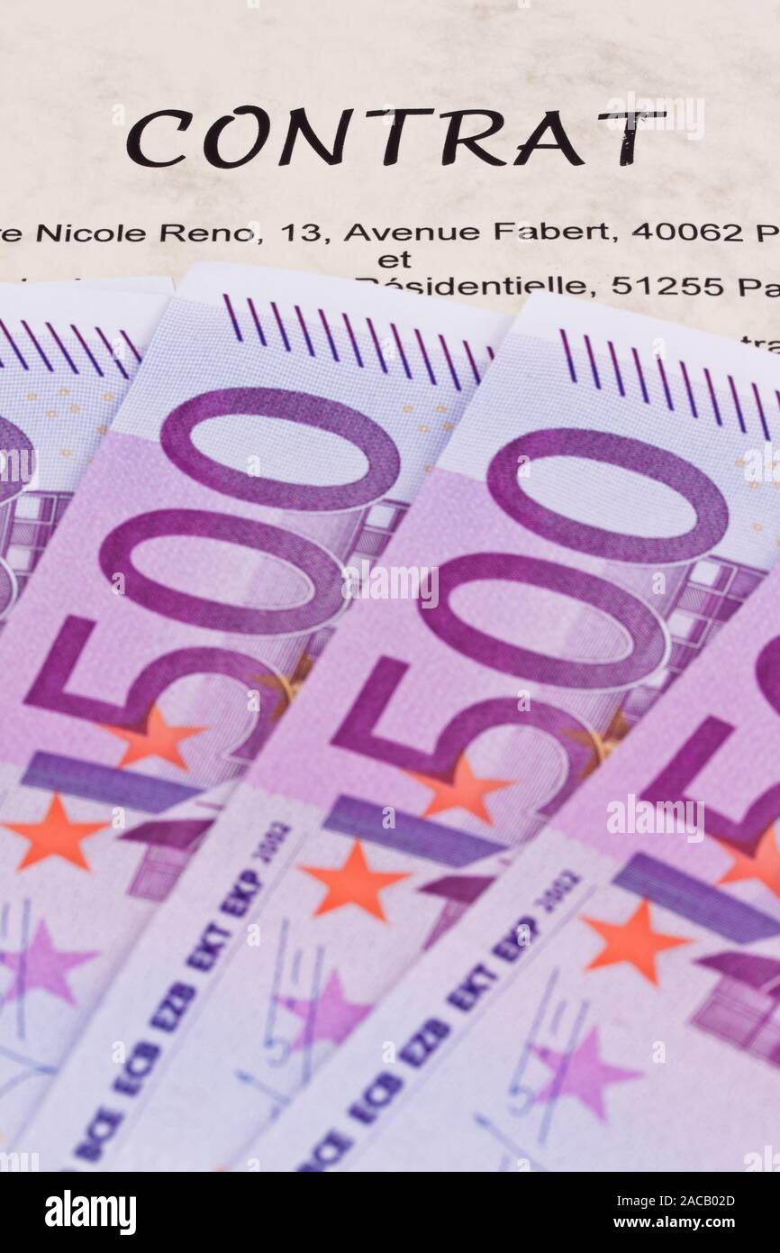 French contract hi-res stock photography and images - Alamy